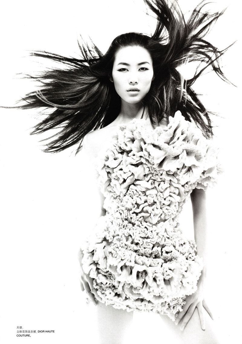 IAMTHEANGELNEGRO: LIU WEN - ANGEL & DEVIL FOR NUMERO CHINA