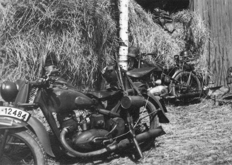 Belinfante-Indian-motorcycles: Unknown ww2 bikes and NSU