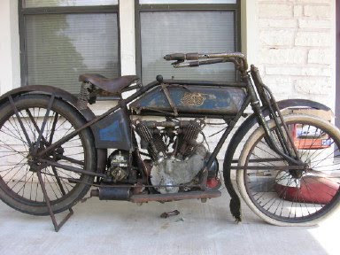 Belinfante-Indian-motorcycles: 1916 Thor twin model v6