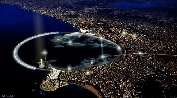 From Egypt With Love: Alexandria Bay by night