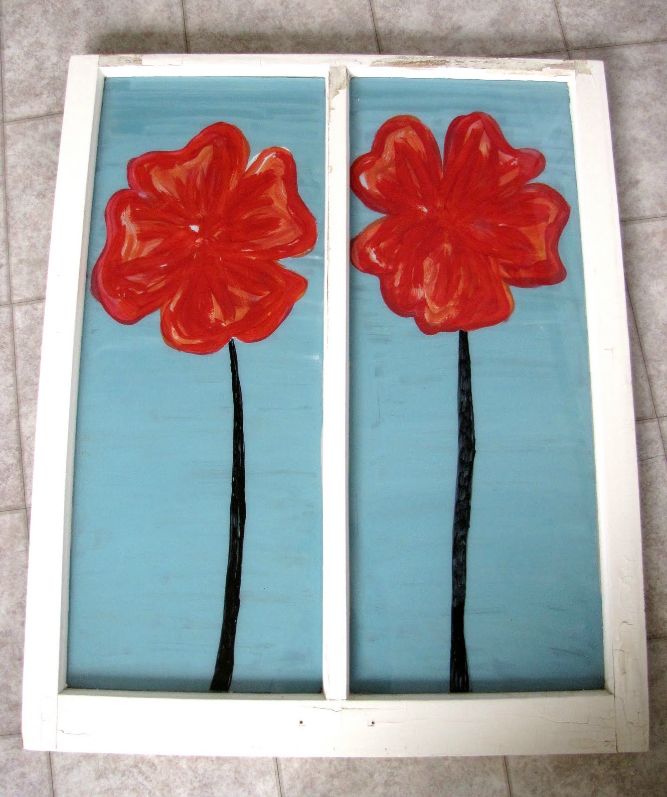 Creative Genius Art: Window Paintings (sold)