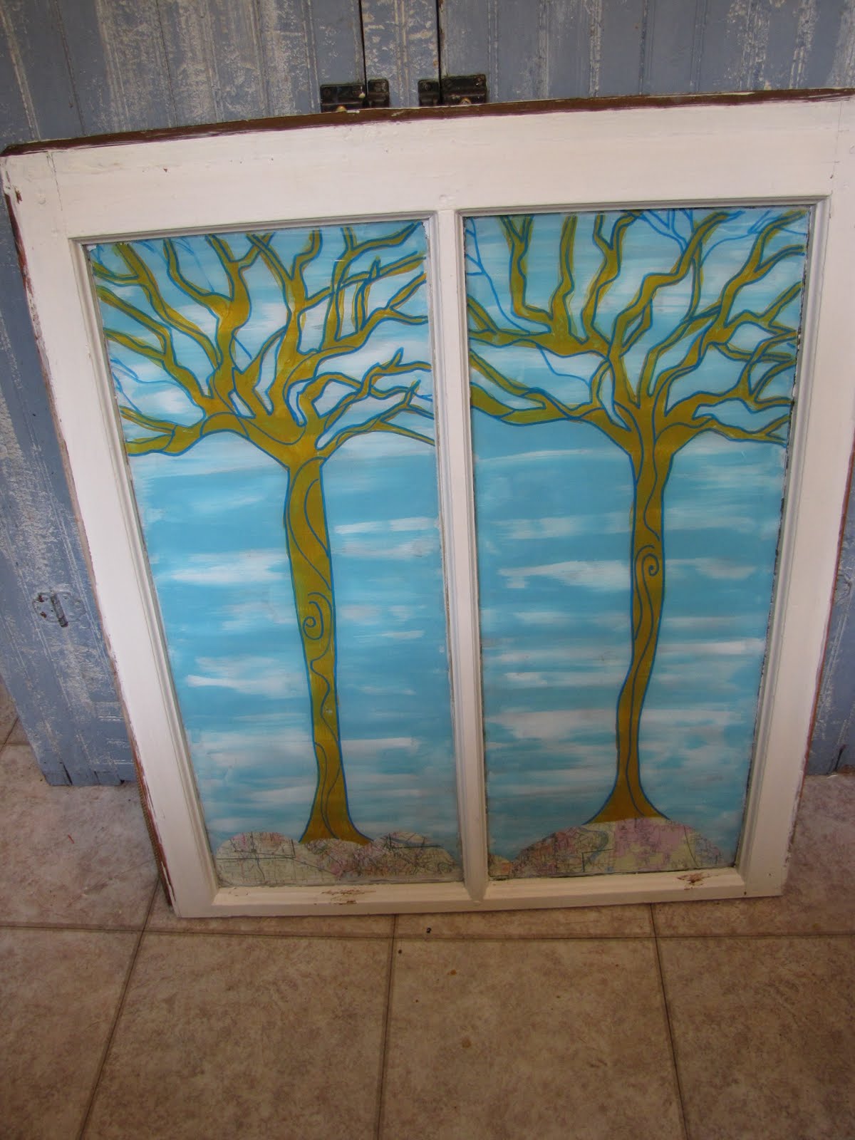 Creative Genius Art: Window Paintings (sold)