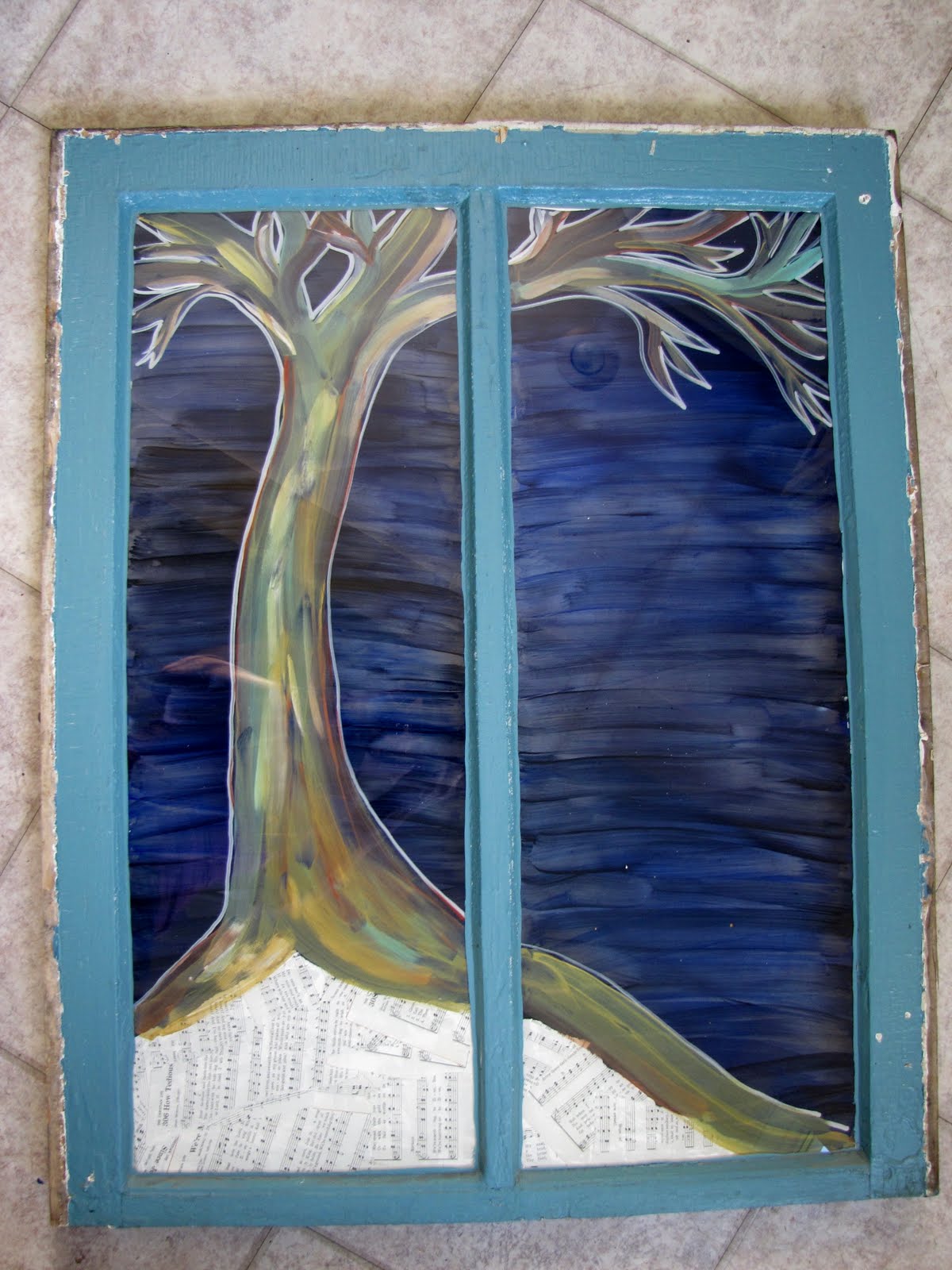 Creative Genius Art: Window Paintings (sold)
