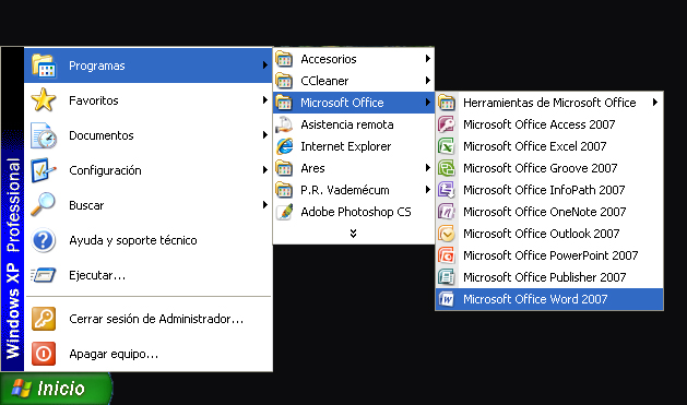 MICROSOFT WORD: COMO INGRESAR A MICROSOFT WORD
