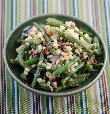 Vegetable Matter: Honeyed Snap Beans with Roasted Corn and Radish