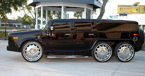 Fotos de um Rolls Royce que foi transformado em uma Limosine tuning