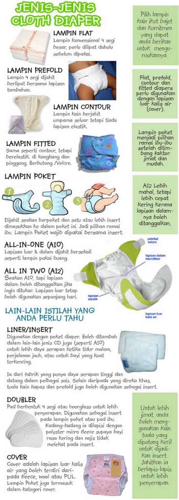 Happy cloth diapering!!: Jenis-jenis CD