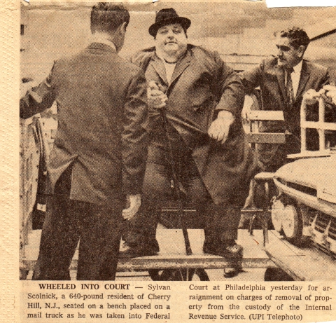 Mom's Old Scrapbook: Sylvan Scolnick a.k.a. Cherry Hill Fats (1967)