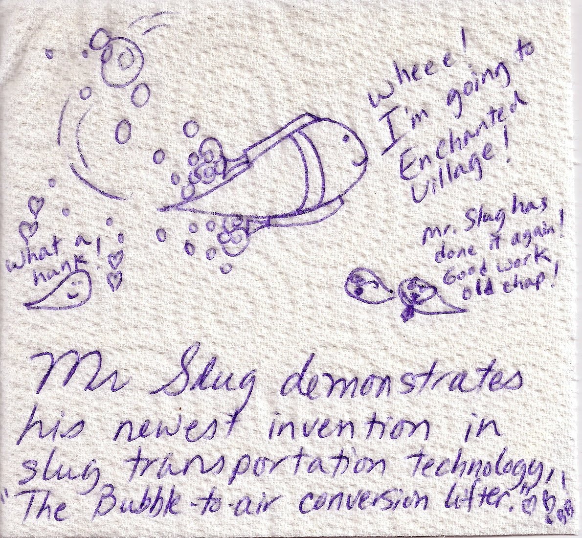 Adventures of Mr. Slug and friends