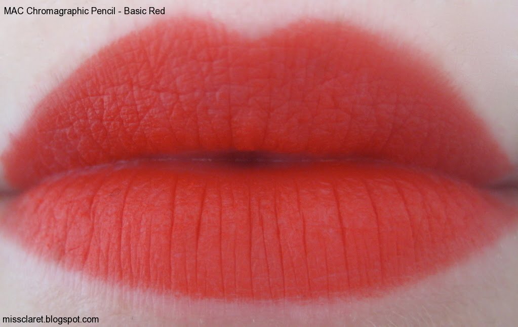 miss claret: MAC Chromagraphic Pencil - Basic Red