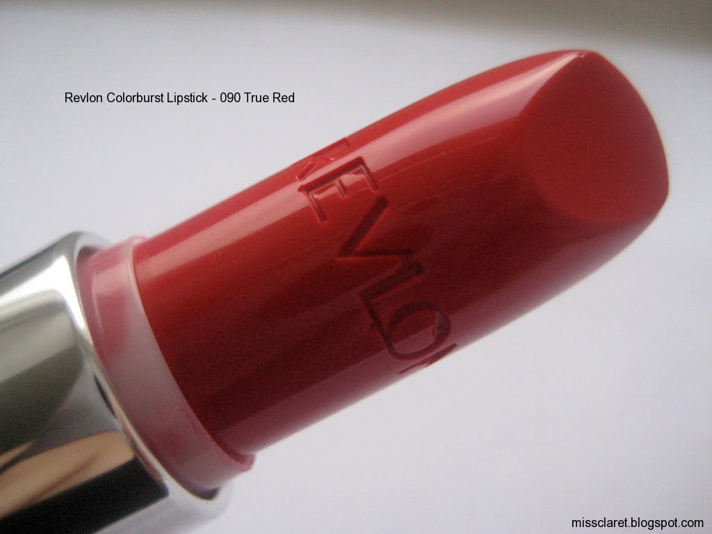 miss claret: Revlon Colorburst Lipstick - 090 True Red