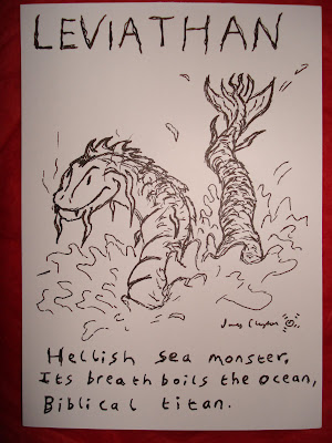 James Clayton's Monsterific Mythscape: Day LXXIII - Leviathan