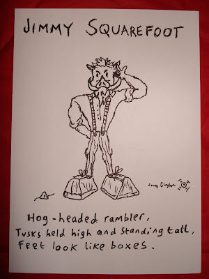 James Clayton's Monsterific Mythscape: Day I - Jimmy Squarefoot