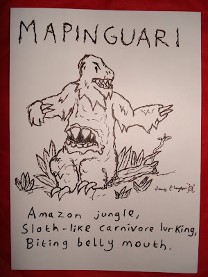 James Clayton's Monsterific Mythscape: Day XX - Mapinguari