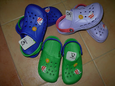 Baby Jay's Closet: Kasut Crocs Dah MAi....