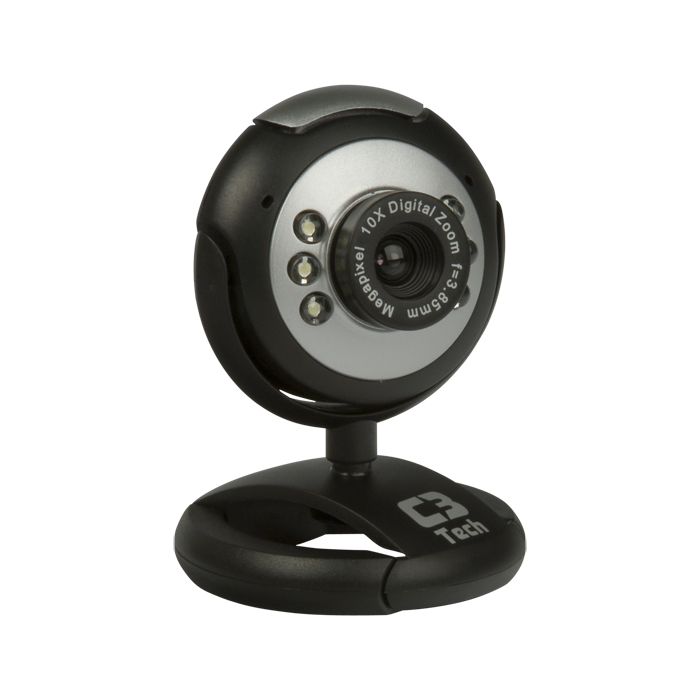 SOLTEC 888: Webcam C3 Tech 16.000 K - Nosso Código: C3-WC.2101.E16M
