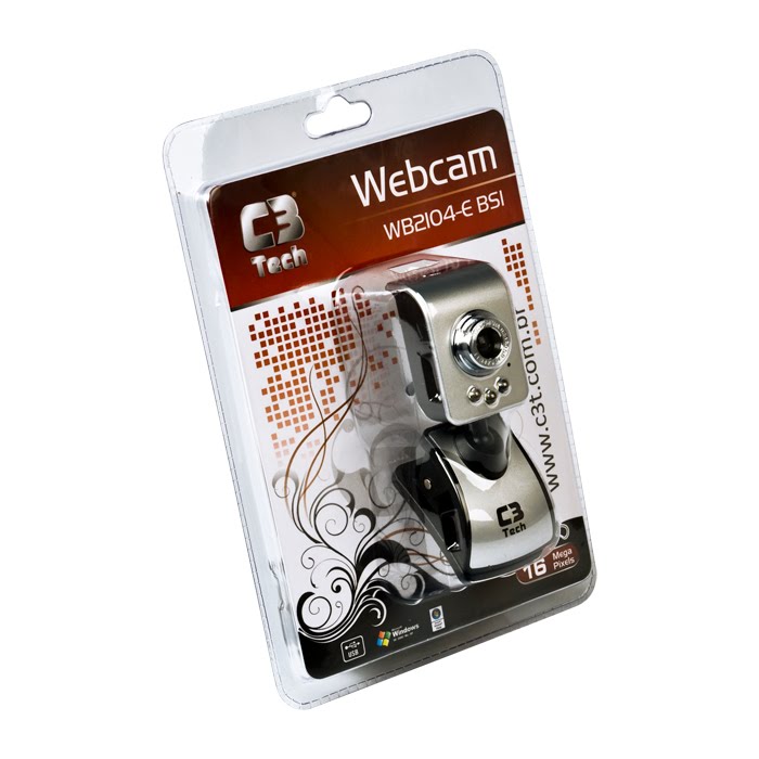 SOLTEC 888: Webcam C3 Tech 16.000 K - Nosso Código: C3-WC.2104.E16M
