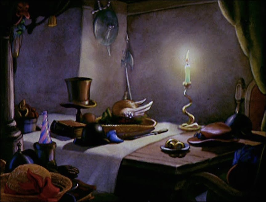 Animation Backgrounds: THE MOTH AND THE FLAME (1938)
