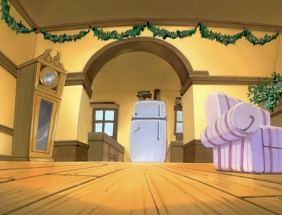 Animation Backgrounds: Donald Duck: STUCK ON CHRISTMAS (2000)