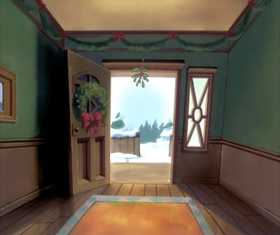 Animation Backgrounds: Donald Duck: STUCK ON CHRISTMAS (2000)