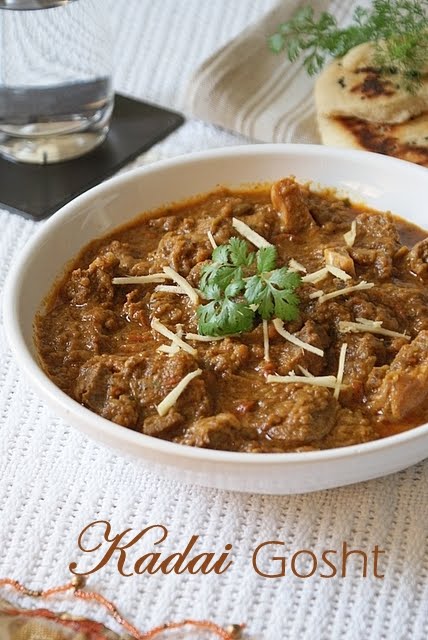 Shab's Cuisine: Kadhai Gosht/Kadai Gosht (A North Indian Mutton Curry ...