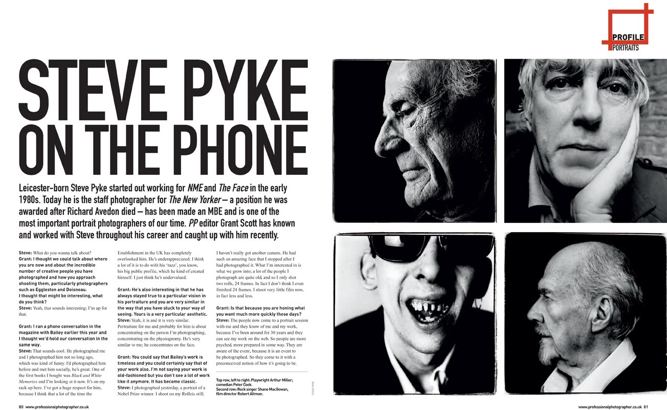 Steve Pyke Studio: Steve Pyke - On the Phone