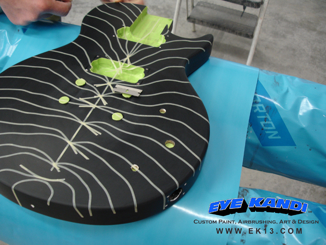 Custom Paint, Airbrushing, Art & Design: Custom Reversed Zebra Stripped ...