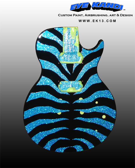 Custom Paint, Airbrushing, Art & Design: Custom Reversed Zebra Stripped ...