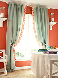 The Final Touch: DIY - Ruffle Curtains