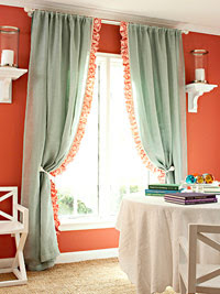 The Final Touch: DIY - Ruffle Curtains