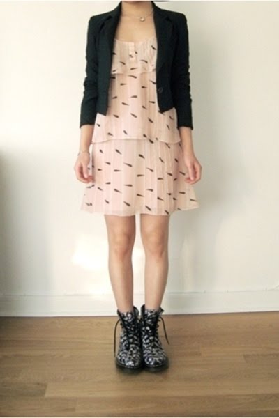 I scraped my knees on the catwalk: Doc Martens and dresses