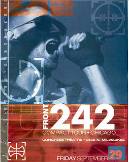Front 242 Collector: Poster of the Week: Compact Tour Chicago
