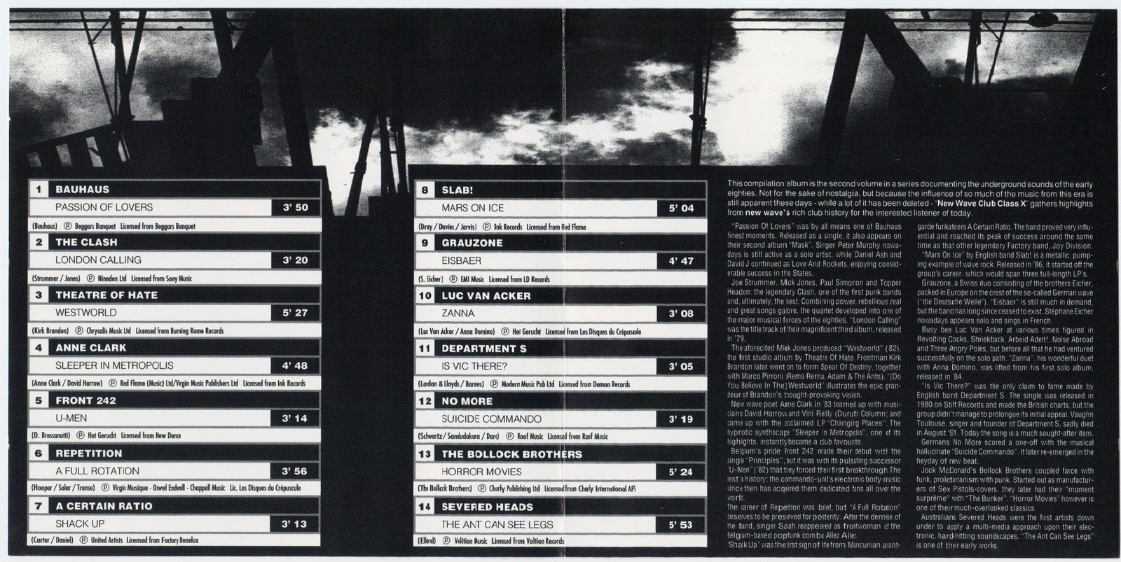 Front 242 Collector: Compilation of the Week: New Wave Club Class X 2