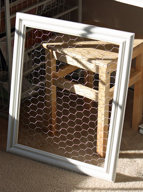 Creative Organization: Adding a Little Chicken Wire