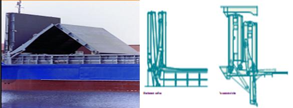 Sistem Penutupan Palkah Kapal Container