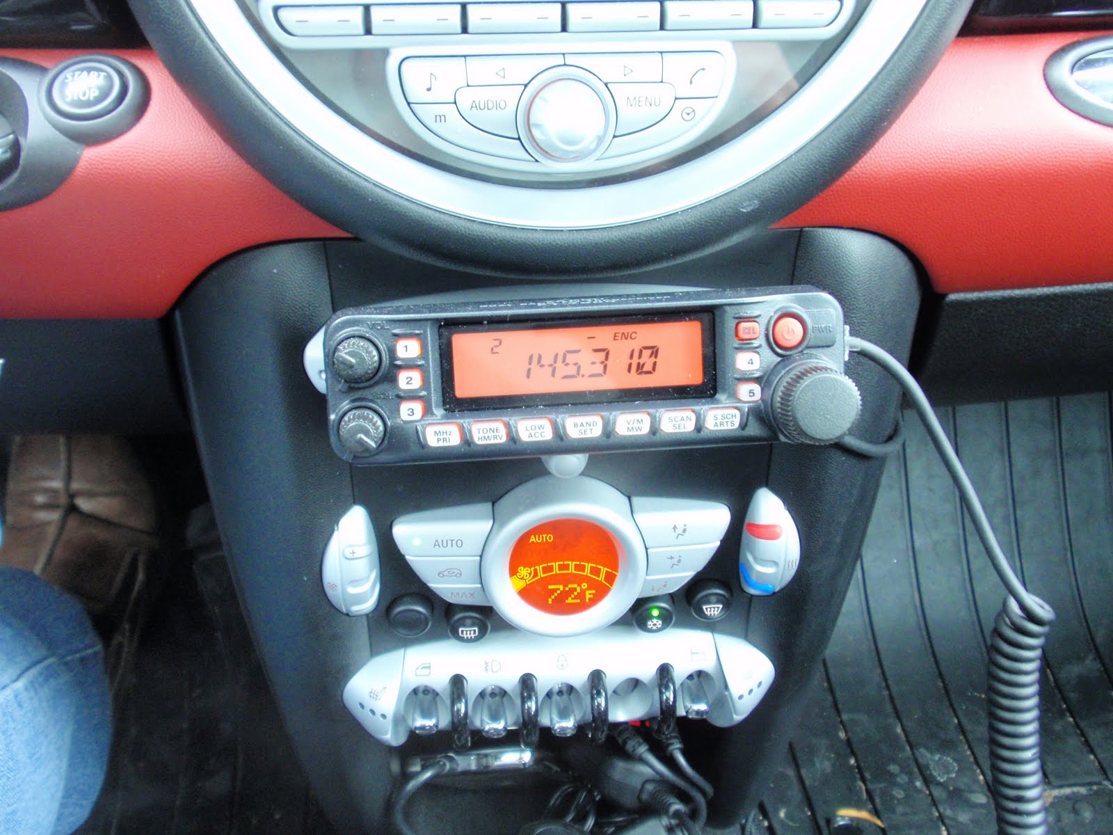 Mini Cooper ham radio install