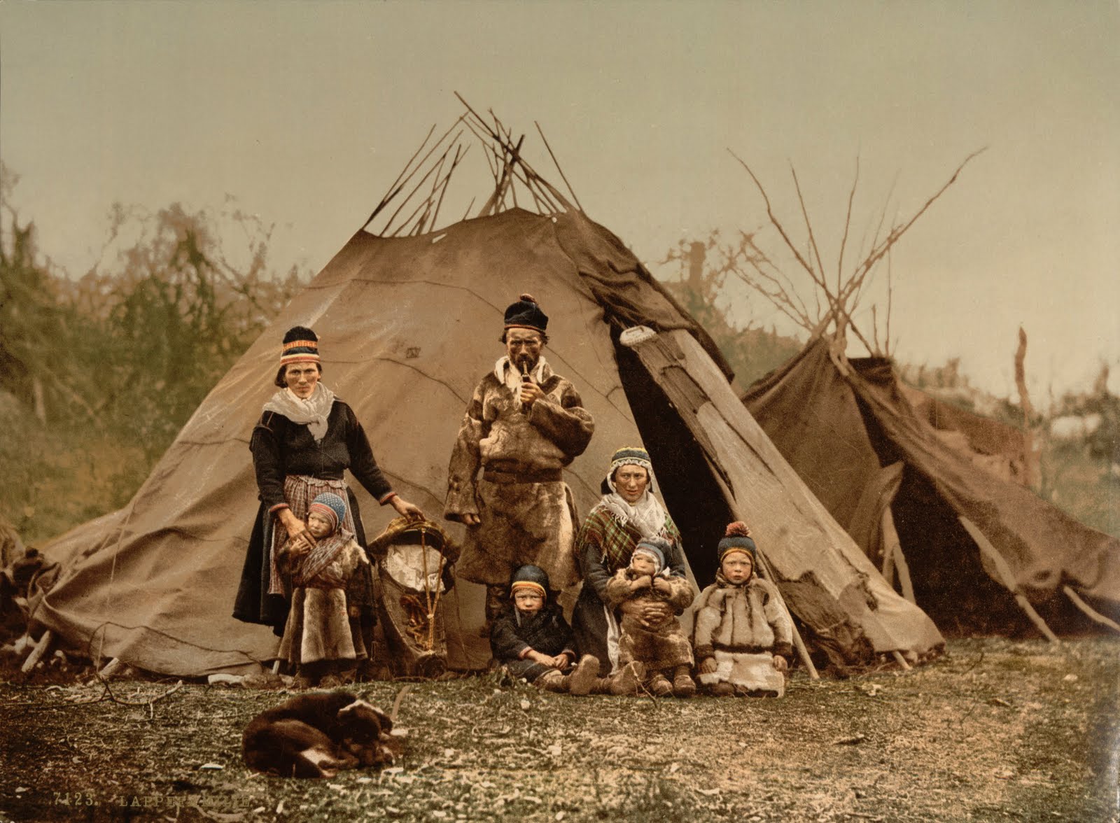 Wood Trekker: Sami Family in Norway c. 1900