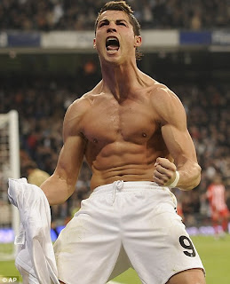 celebrity muscle: Cristiano Ronaldo