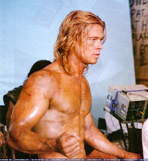 celebrity muscle: Brad Pitt