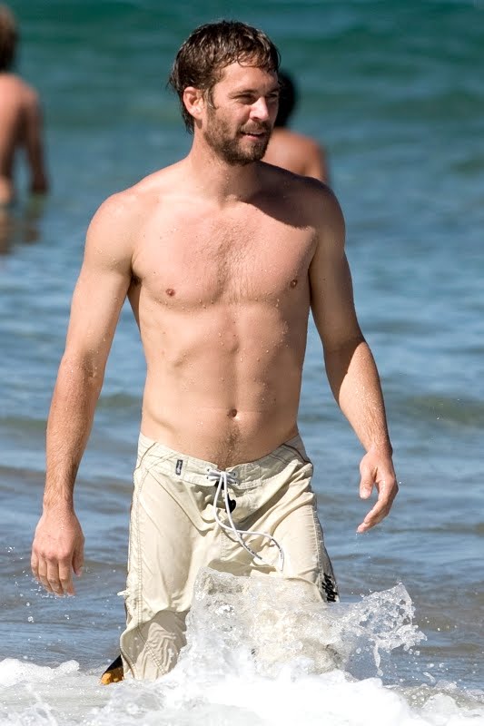 celebrity muscle: Paul Walker