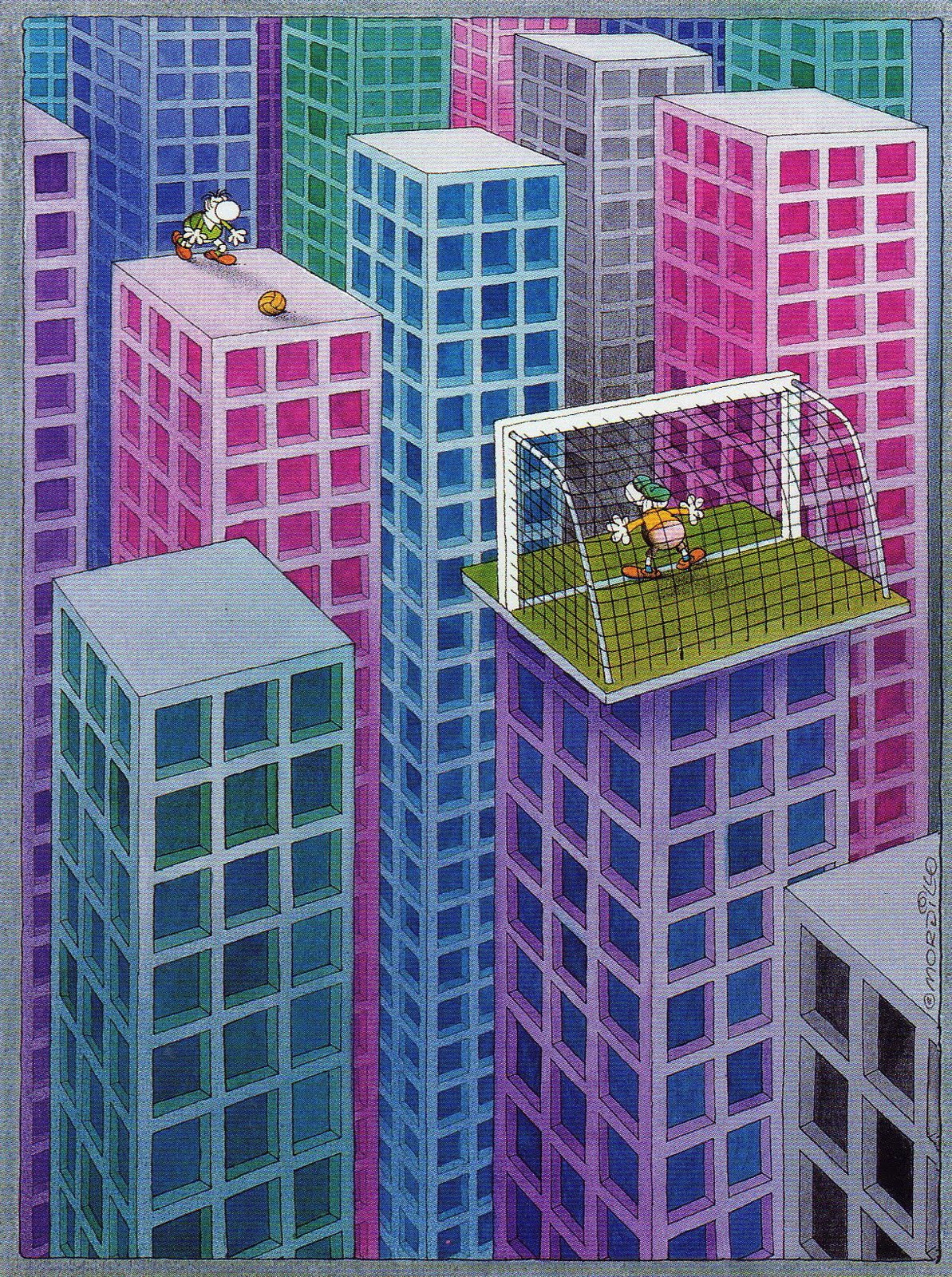 Sonrisas Argentinas : El fútbol según Mordillo