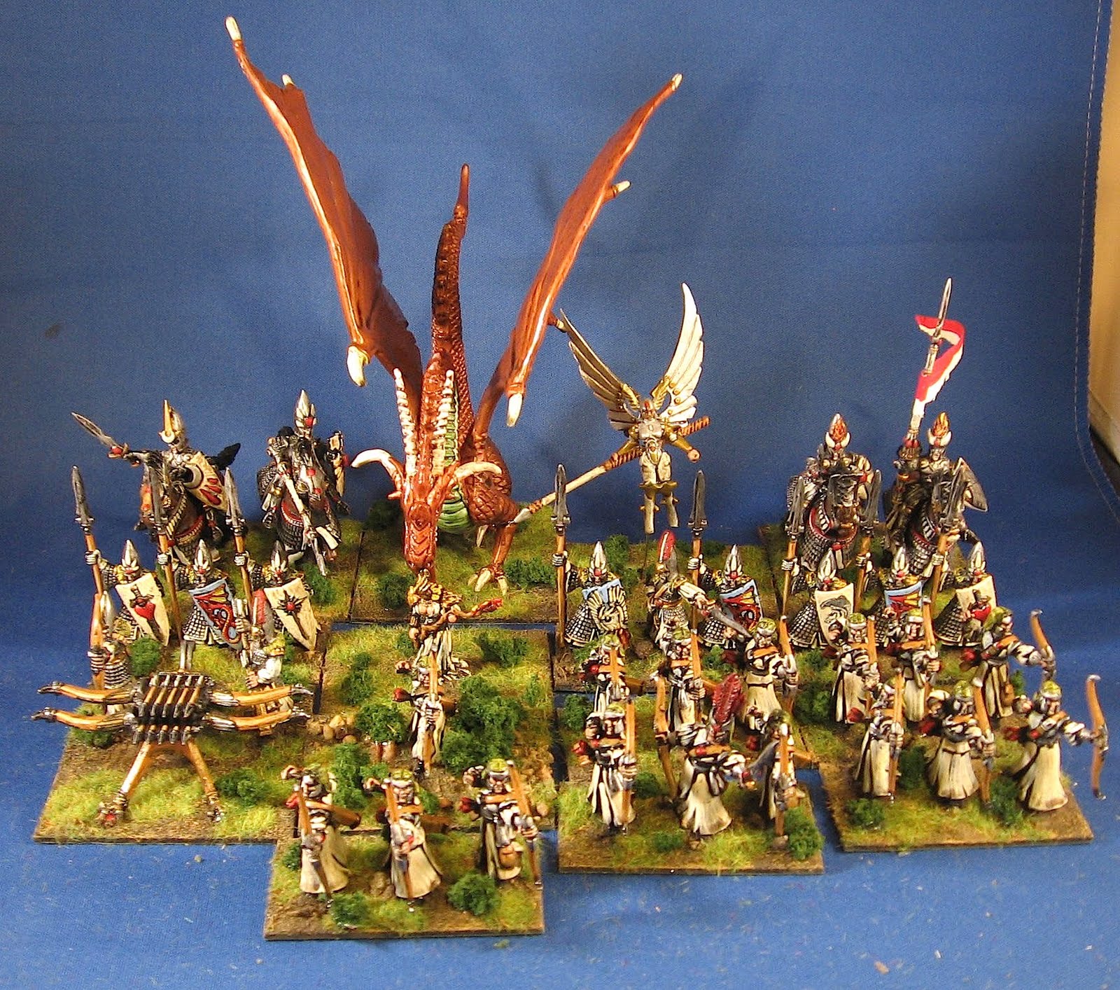 Bob's Miniature Wargaming Blog: FS: Painted 28mm HoTT High Elf Army