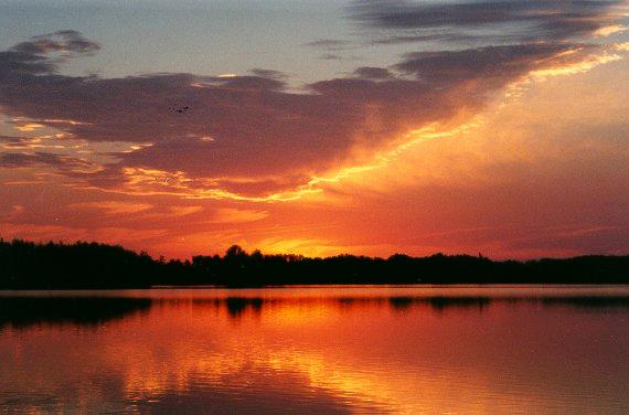 Paddling Near Edmonton, Alberta, Canada: Wizard Lake