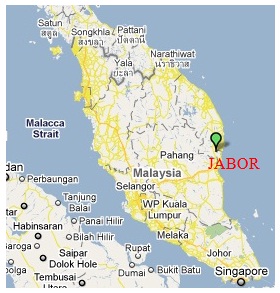 FILAMAN MALAYSIA: MALAYSIA: JABOR POSTMARK (#1)
