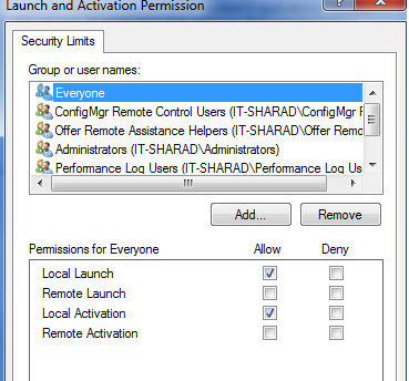 SharadTech: How to grant Remote Activation permissions to the SMS ...