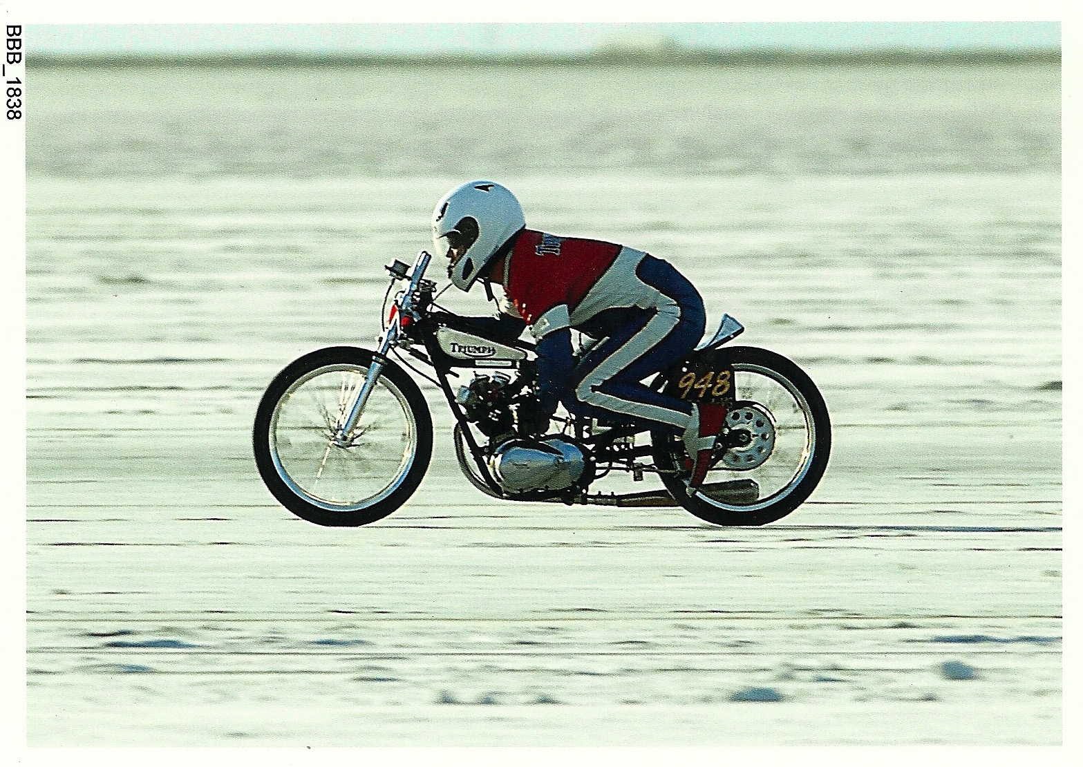 Smoke and Throttle: Supercharged Triumph Tiger Cub goes for the ton at ...