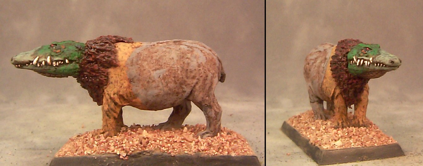 Minismith's Minis for Ebay: Ammut Beast, Necromunda Spyrer, RAFM Demon