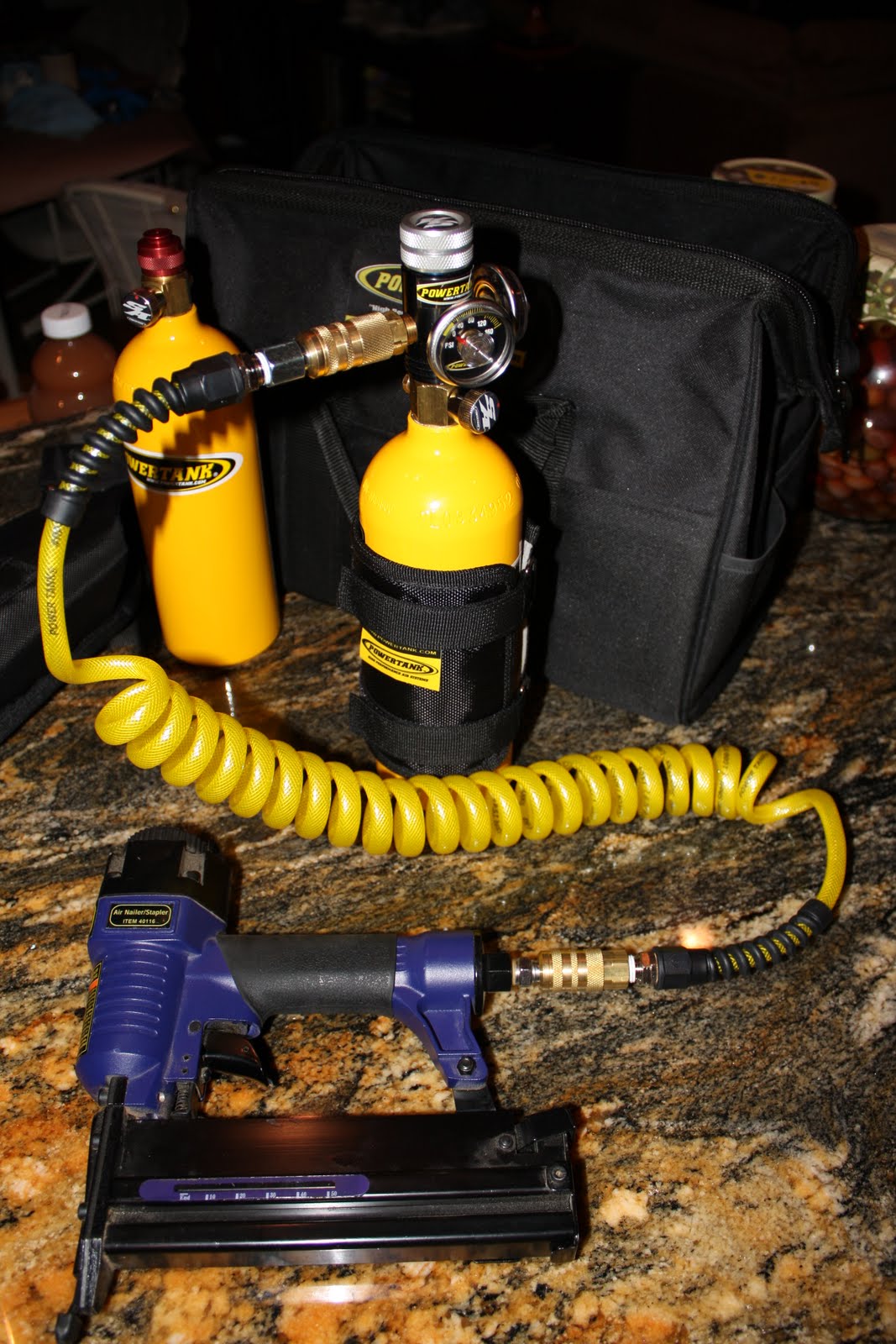 Powertank Sidearm CO2 Kit ~ Half-Inch Shy