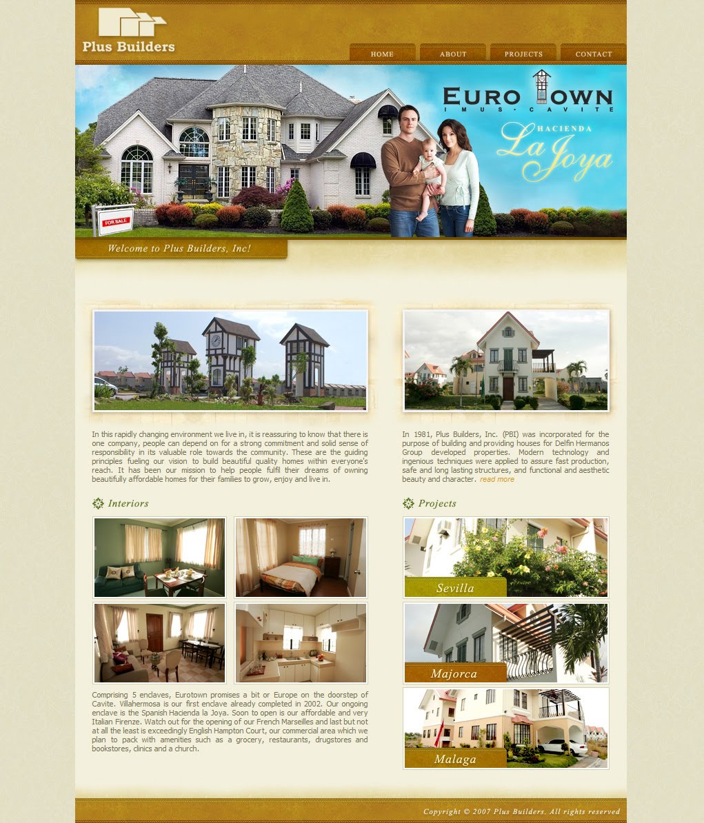 My Portfolio: Real Estate Web Layouts