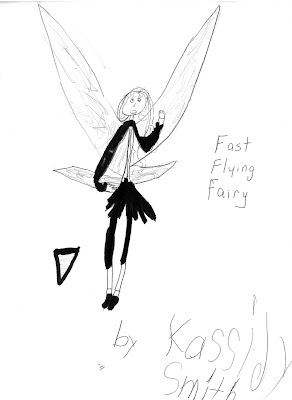 The Smith Kids Art Blog: Fast flying fairies.